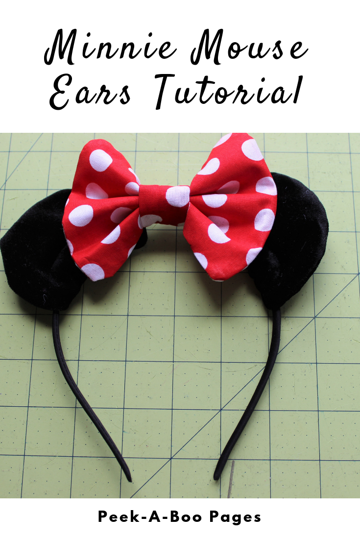 DIY Minnie Mouse Ears | Simple Tutorial